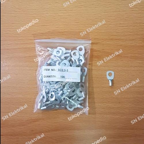 Jual Cable lug/Skun kabel Sc 2,5-5 (100pcs) Lubang Baut 5 - Sc 2,5-5 - Jakarta Pusat - SN ...