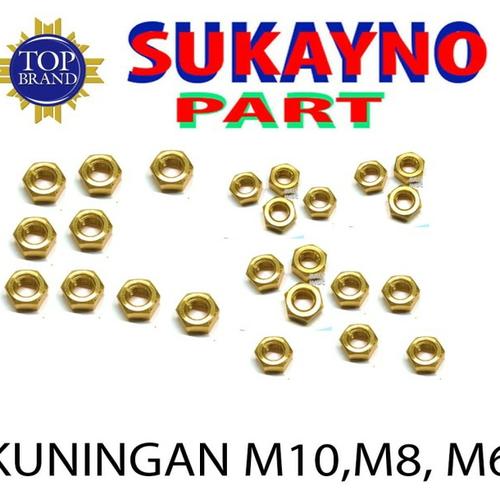 Jual HEX NUT BRASS COPPER MUR HEX KUNINGAN TEMBAGA M6 - Kab. Tangerang ...