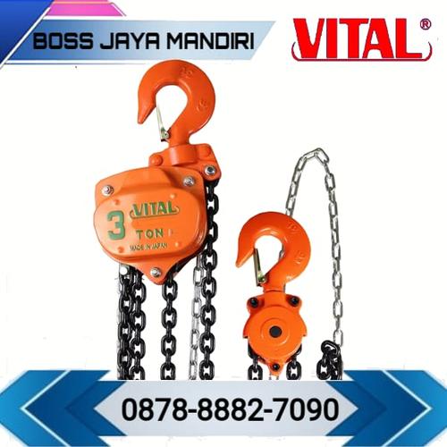 Jual CHAIN BLOCK TAKEL 3 TON X 10 METER VITAL MADE IN JAPAN - Jakarta ...