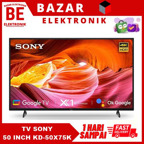 Promo SONY Bravia KD-50X75K 50 Inch 4K UHD HDR Smart Android LED TV ...