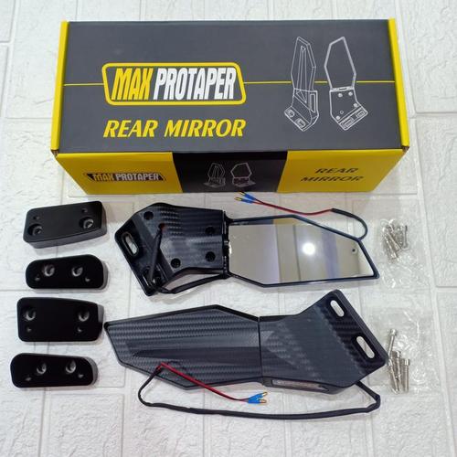 Jual Spion Winglet Karbon Plus Lampu Sen Ninja 250 rr R25 R15 Cbr Xmax ...