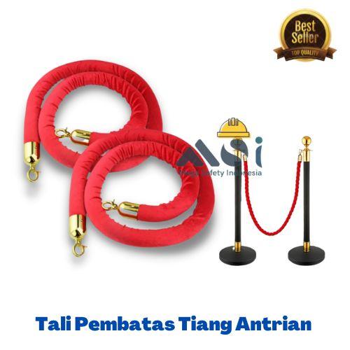 Promo Tali Pembatas Tiang Antrian Bludru / Twisted - Bludru - Jakarta ...