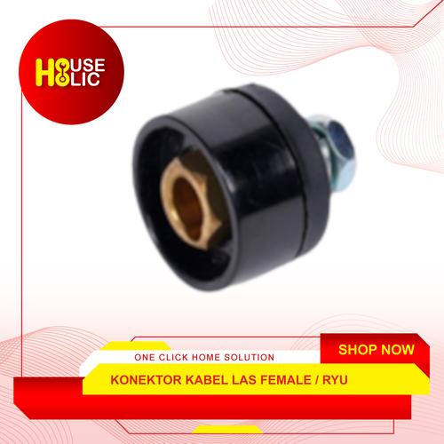 Jual RYU Konektor Kabel Las / Cable Connector Female 10-25 Inverter ...