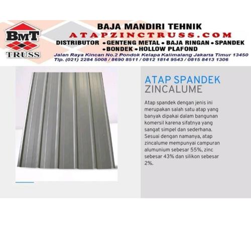 Promo Atap Zincalume Spandek 0.40 mm - 2m - Jakarta Timur ...