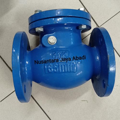 Jual Swing Check Valve Cast Iron / CI Flange JIS 10K 2 1/2 " inchi DN ...