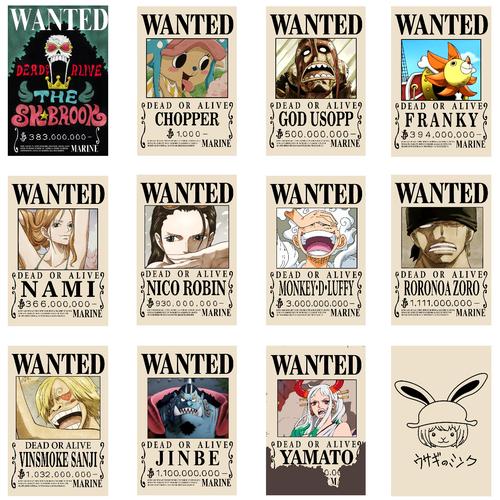 Jual Poster Buronan Wanted Bounty Mugiwara One piece - Kota Medan ...