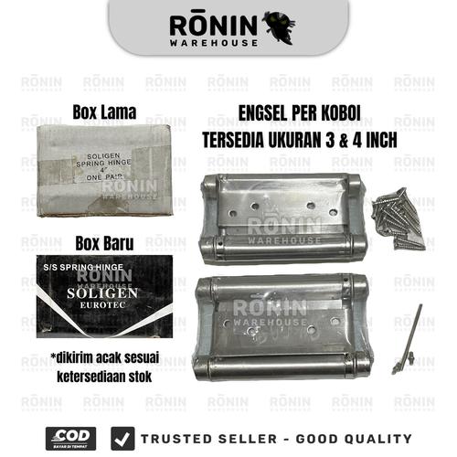 Jual SOLIGEN Engsel Per Koboi Pintu Stainless Steel 3 4 inch - Koboy ...
