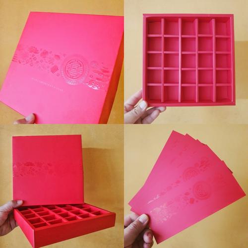 Jual Box Nastar Classic Kotak Dus Kue Cake Brownies Mini Dus Sekat 25 ...