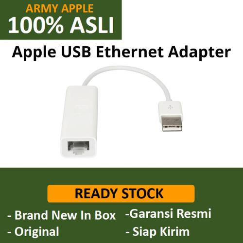 Jual (RESMI) Original Apple USB Ethernet Adapter for Macbook iBox ...