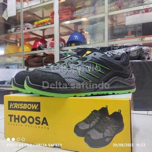 Jual sepatu safety Shoes krisbow thoosa Original Sepatu Safety Pria ...