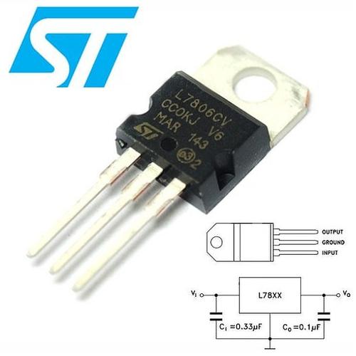 Jual L 7806 L7806CV / LM7806 IC Regulator Voltage 6 Volt 7806 L7806 L ...