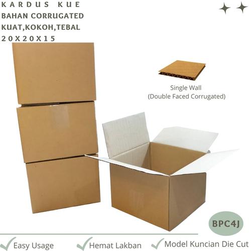 Jual Kardus Pizza Dus Pizza Box Pizza Dus Kue BPC4J-20X20X15 - Jakarta ...