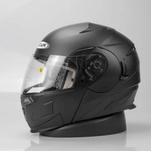 Jual Helm Zeus 3020 matt black doff modular flipup touring ukuran besar ...