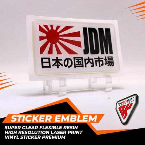 Jual STIKER TIMBUL EMBLEM STICKER RESIN LENTUR JDM - Kab. Bandung - RK ...