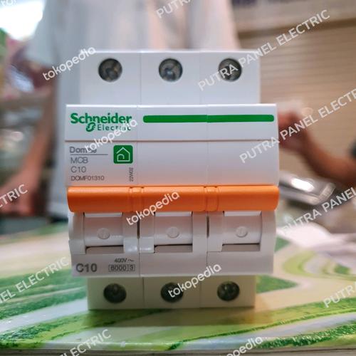 Jual MCB SCHNEIDER 3P 3PHASE 3POLLE : 6A 10A 16A 20A HARGA SAMA - 6A ...