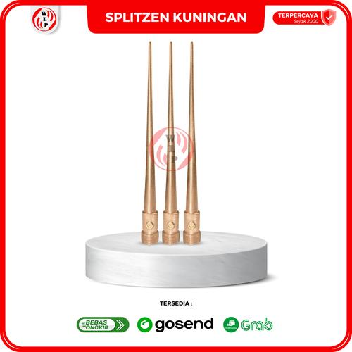 Jual Air Terminal Splitzen Kuningan Lapisan Tembaga Ukuran 3/4'' 1 ...