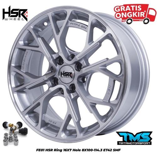 Jual velg mobil hsr fe01 r16x7 vcd 8x100-114,3 cocok untuk vios, yaris, dll - Jakarta Selatan ...