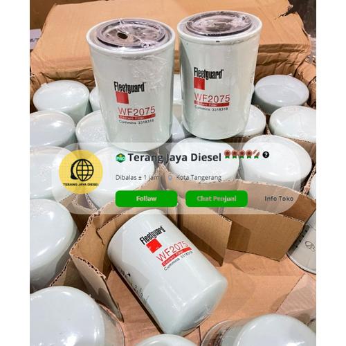 Jual WF2075 filter cummins 3100308 31701075 donalson p554075 - Kota ...