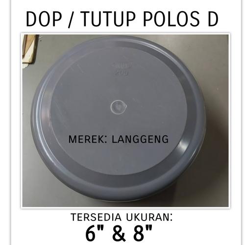 Jual Dop 6 inch 8 inch / cap tutup pipa polos tanpa drat pvc 6" 8" inch ...