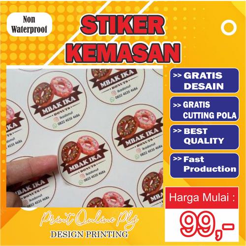 Jual Stiker kemasan label produk dan Cutting File Siap Cetak - 6x6, Cut ...