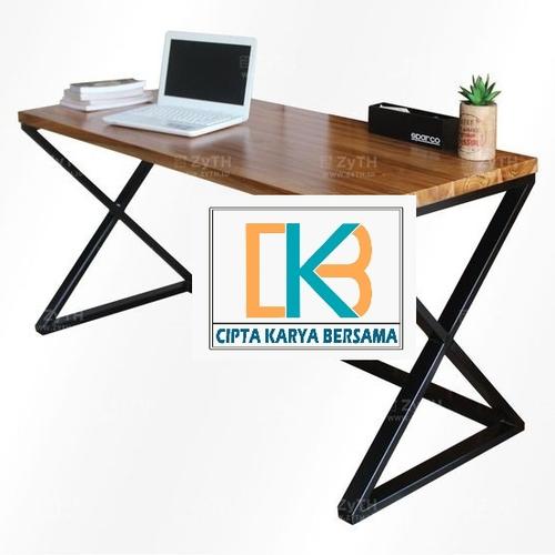 Jual Cipta Karya Bersama Meja Kerja Minimalis Kayu Mahoni 180x60x75 Cm ...