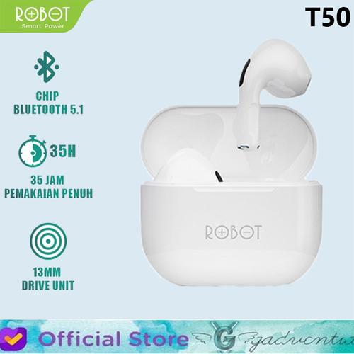 Jual BT Headset VIVAN ROBOT T30 T50 Bluetooth Earphone TWS Airdots ...