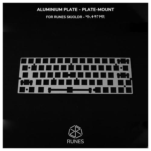 Jual Runes Skjoldr Aluminium Plate - Custom Keyboard Kit - DZ60 GH60 60 ...