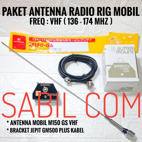 Jual PAKET ANTENA RADIO RIG MOBIL VHF PLUS BRACKET GM500 M150 ANTENNA MOBIL - Jakarta Utara ...