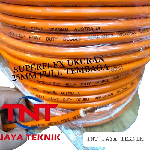 Jual KABEL LAS SUPERFLEX 25MM / WELDING CABLE SUPERFLEX 25 MM FULL ...