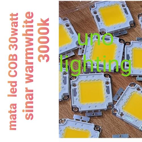 Jual mata led cob jenis epistar 50w 50 watt chip HPL cob segi 50watt ...