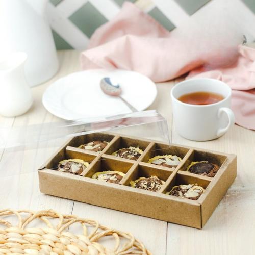 Jual Kardus Kotak Kue Pie Buah Mini Box Eegtart Isi 8 Packaging Hampers ...