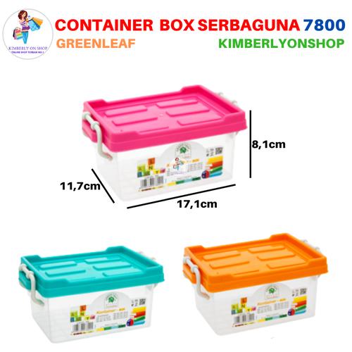 Jual Box Container 900 ml 7800 Q SEVEN BOX Tempat Penyimpanan Green Leaf - Orange - Jakarta ...