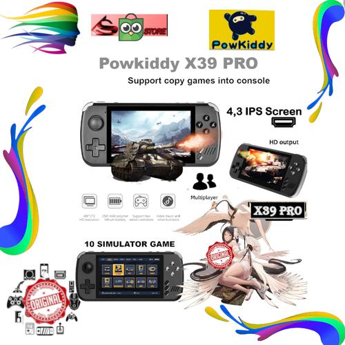 Promo Powkiddy X39 Pro handled video game 4,3 IPS Screen game console ...