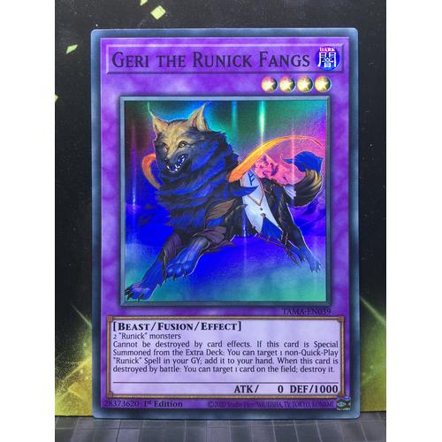 Jual Yugioh Geri The Runick Fangs - TAMA super rare - Jakarta Barat ...