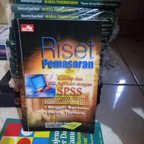 Jual ORI BUKU RISET PEMASARAN KONSEP DAN APLIKASI DENGAN SPSS. (TANPA CD) - Jakarta Timur ...