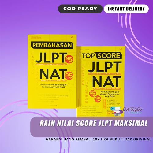 Jual BUKU JLPT TOP SCORE JLPT N5 & NAT Q5 MEMAHAMI INTI SOAL DAN ...
