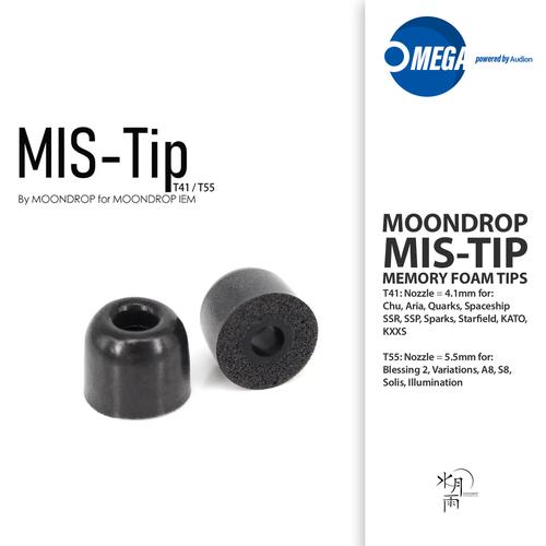 Jual MOONDROP MIS-TIP T41/T55 Memory Foam Sponge Tips Eartips Earpiece ...