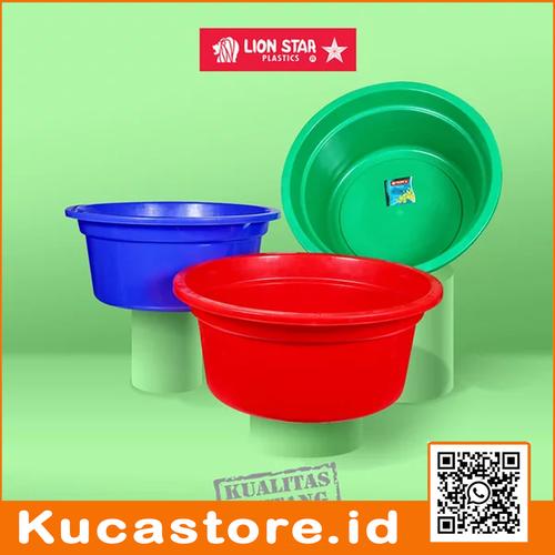Jual Baskom Bak Tempat Air Plastik Ember Bulat USA - BA-20 - Jakarta ...