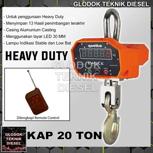 Jual EAGLE Timbangan Gantung Digital 20 Ton 20000 Kg Crane Scale HEAVY ...