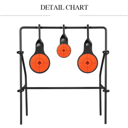 Jual SPINNER TRIPLE TARGET METAL SILUET SASARAN TEMBAK METSIL - Model A ...