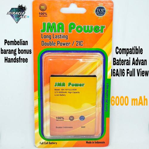 Jual Baterai JMA Power Double Power Original For Advan I6A / I6 Full ...