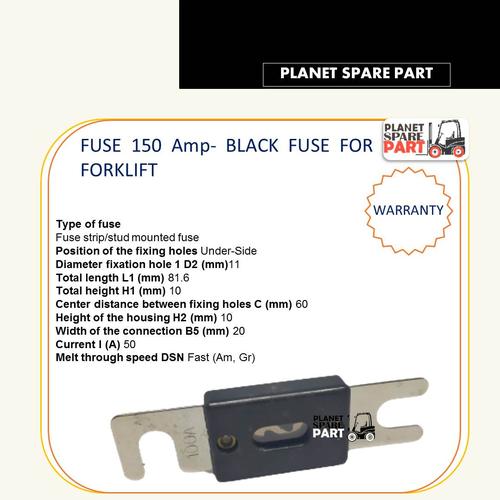 Jual FUSE 150 A- FUSE FOR FORKLIFT - Kota Tangerang - Planet Sparepart ...