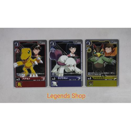 Jual Agumon P-079 P Labramon Hawkmon Kartu Promo Digimon Survive Card ...
