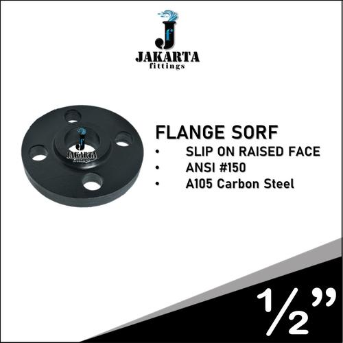 Jual FLANGE FLENG ANSI #150 SO RF A105 BESI CS SIZE 1/2"3/4"1"1-1/4"1-1 ...