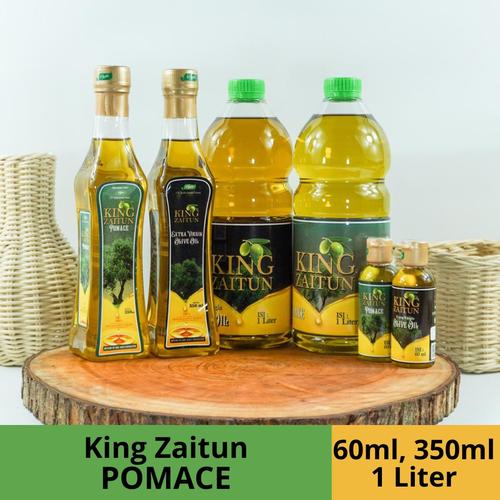 Promo POMACE King Extra Virgin Olive Oil 1 Liter Minyak King Zaitun Premium - 60 ml - Kab ...