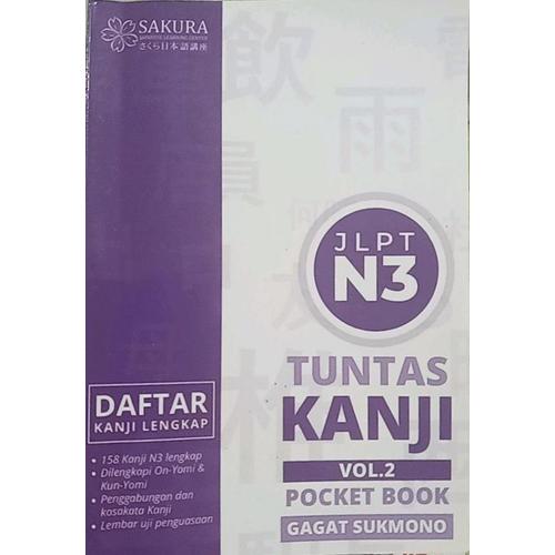 Jual Pocket Book Tuntas JLPT N3 (Buku Saku Tuntas Kanji & Goi N3 ...