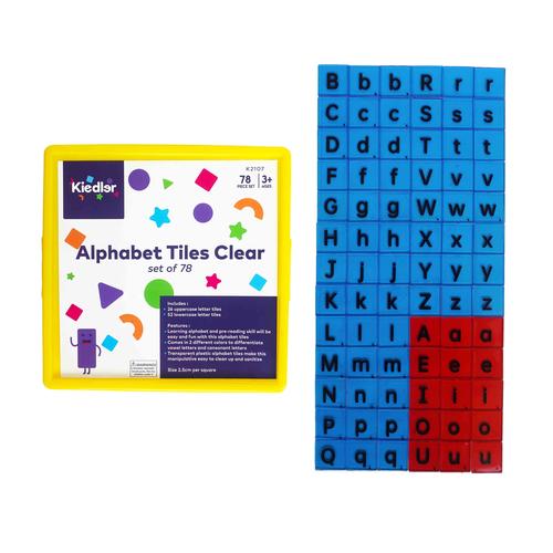 Jual Alphabet Tiles Clear Set of 78 - Kota Tangerang - Kiedler Shop ...