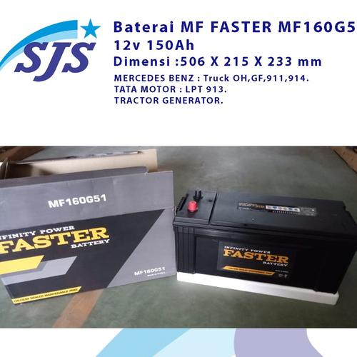 Jual Aki MF Faster N150 kering made in Korea 12v 150ah - Kota Surabaya ...