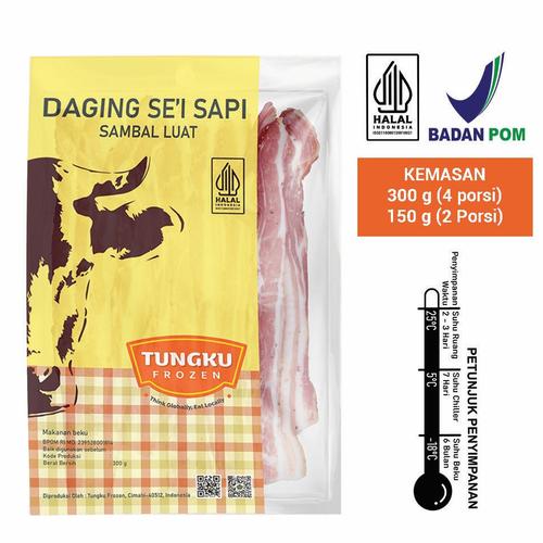 Jual Frozen Food Daging sei sapi sambal luat daging asap khas NTT ...