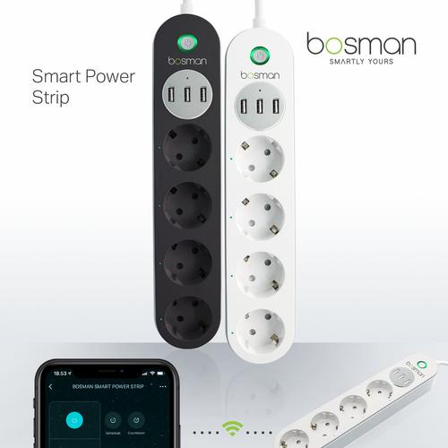 Jual BOSMAN Smart Power Strip - Colokan Stop Kontak Wifi IoT Smart Home - Jakarta Pusat - Chris ...